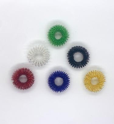 Spiky Metal Stim Ring – flappyhappystim